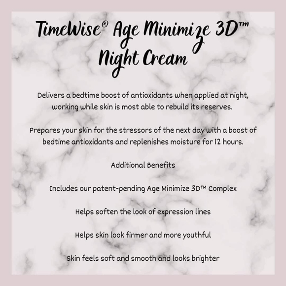 Mary Kay | Skincare | Mary Kay Timewise Age Minimize 3d Night Cream ...